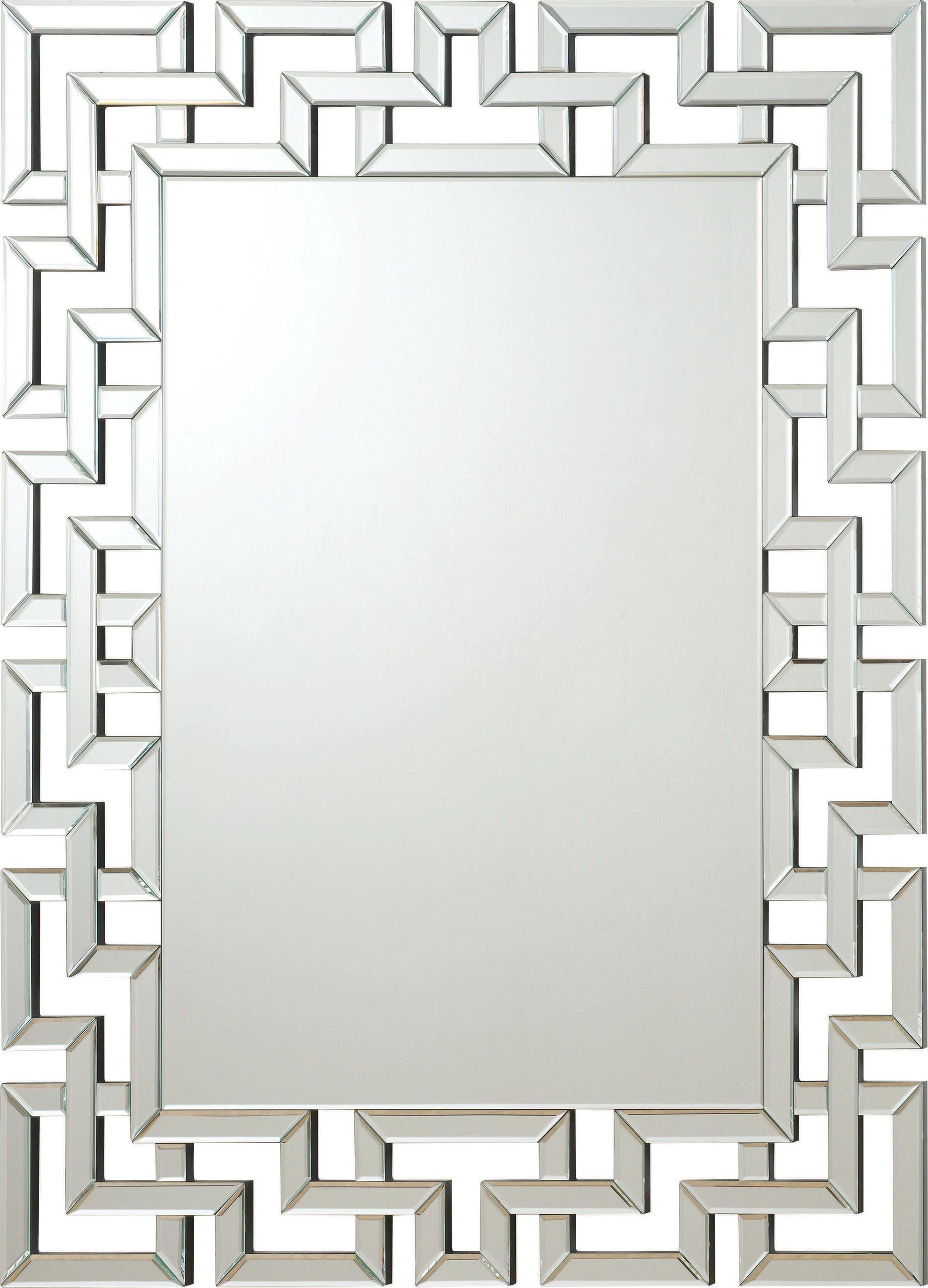 Greek Interlocking Borderless Wall Mirror